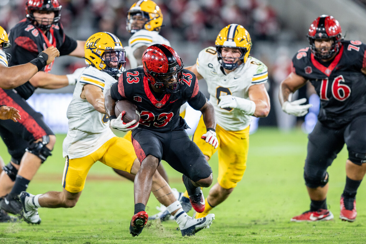 Aztecs football winning with a familiar formula - East Village Times