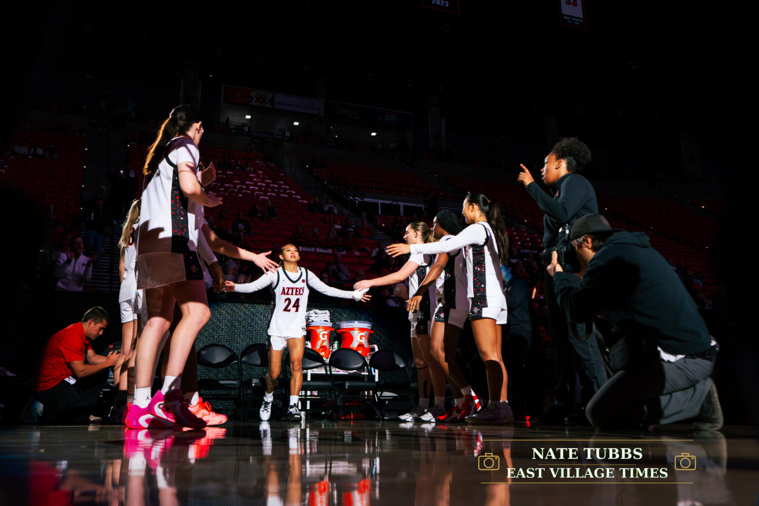 Belt to Ash Wednesday: Aztec Women's Basketball defeats the Lady Rebels ...